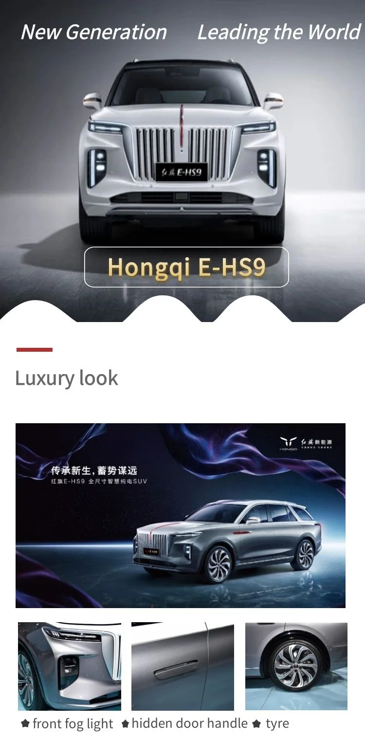 Hongqi H9 Hong Qi E-hs9 2022 2023 Seven Seats In Stock New Energy Electric Vehicle Hongqi E-hs9 ...