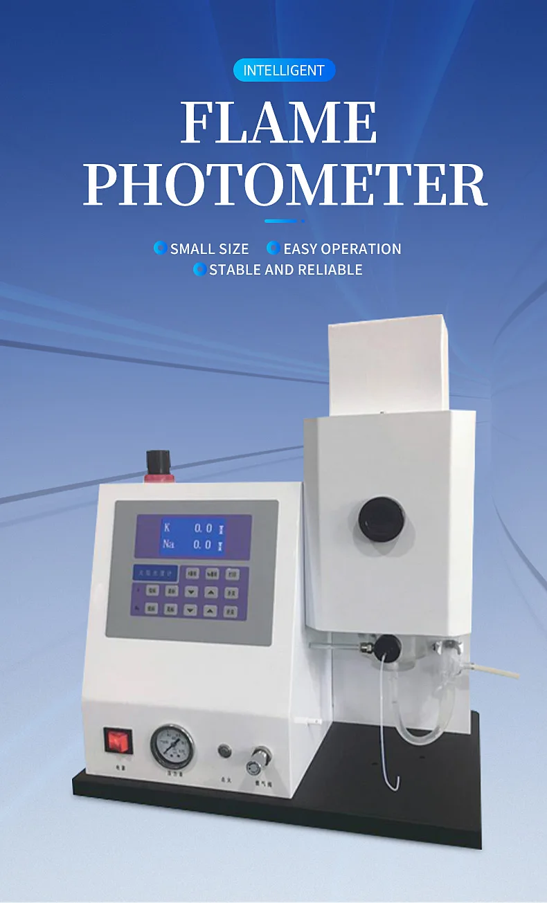 Potassium Sodium Lithium Calcium Barium Flame Photometer
