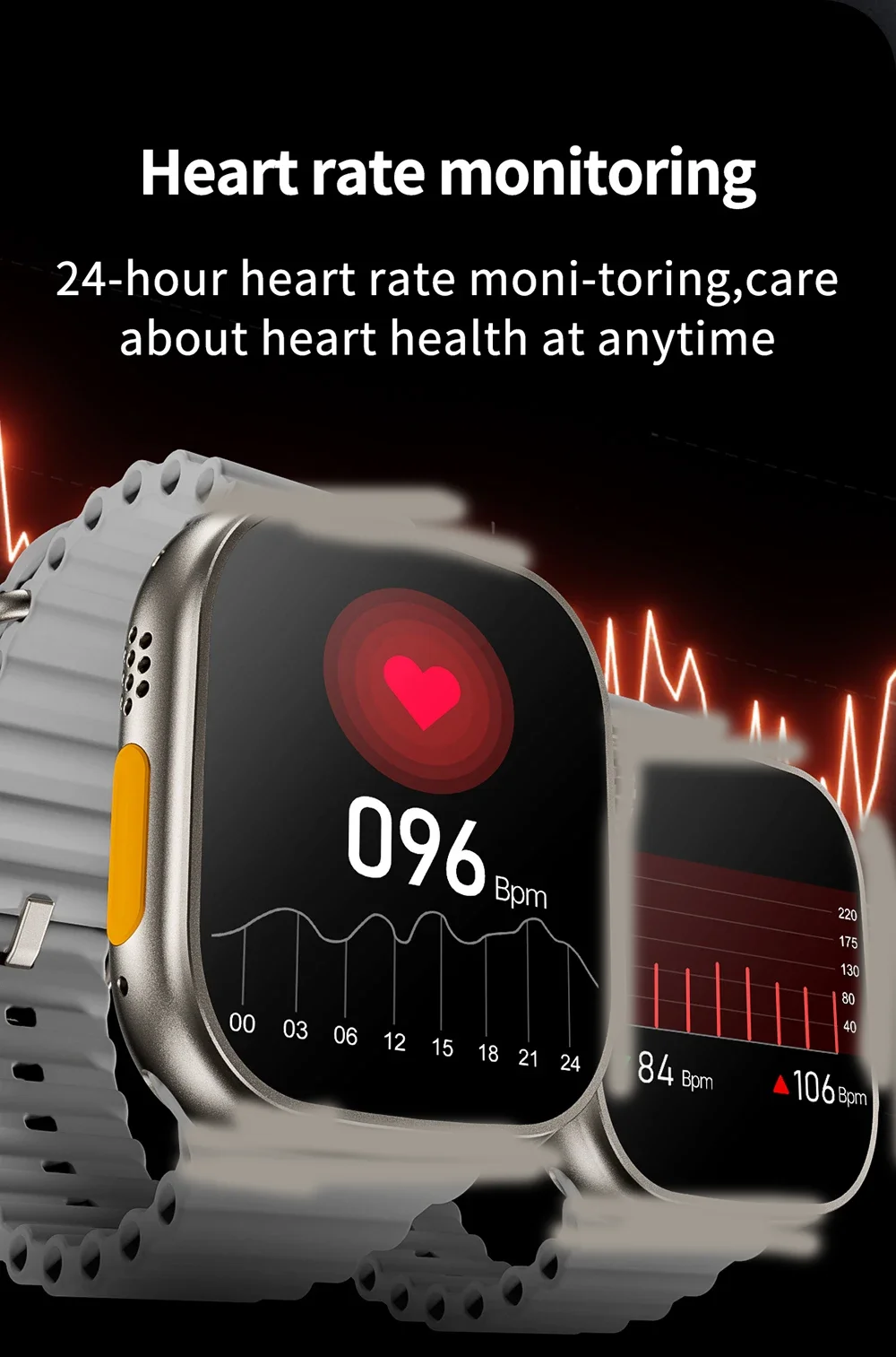 T900 Ultra Smart Watch 2.09 Big Inches Infinite Display Hiwatch Pro ...