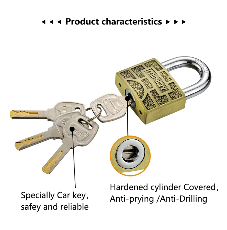 Mindy Professional Pad Lock & Zinc Alloy Cheap Safety Padlock Lockout ...