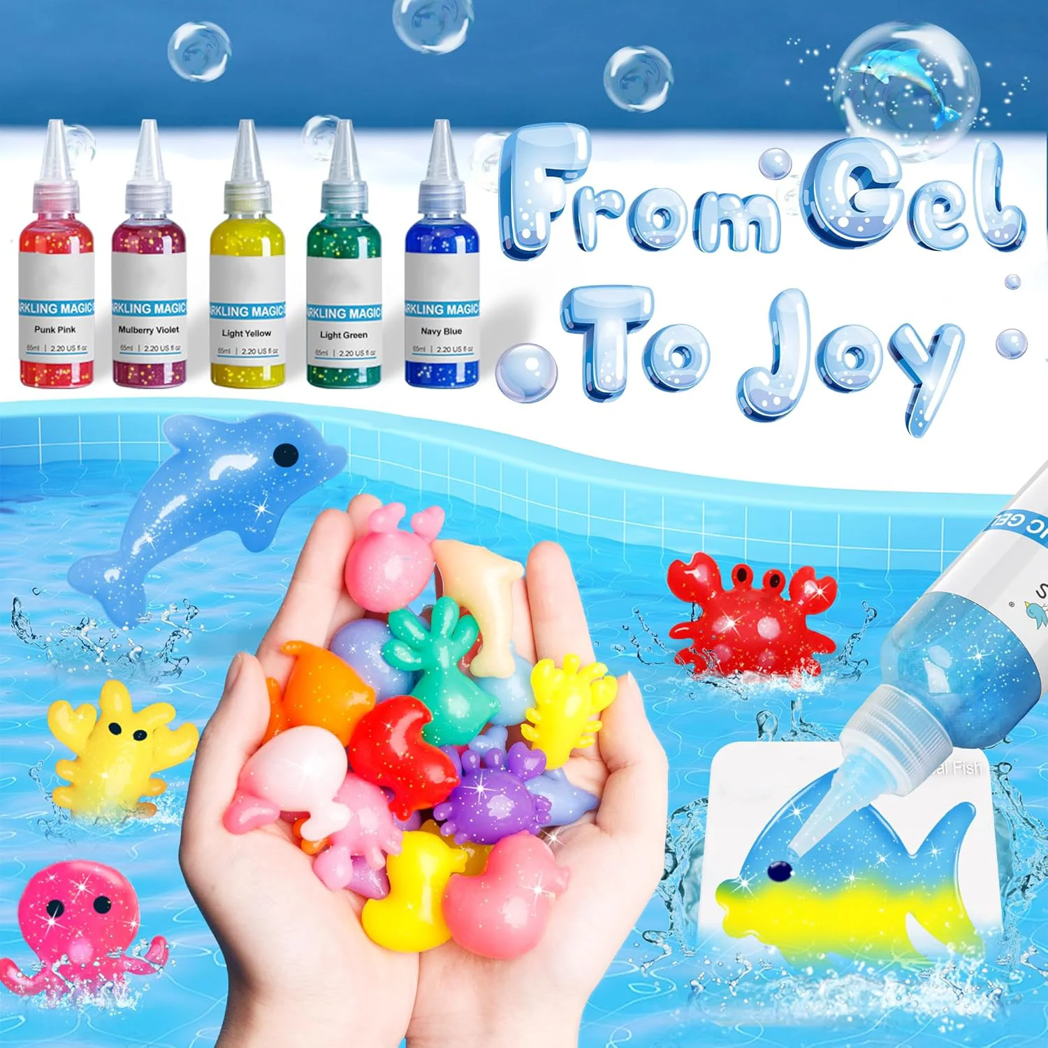 Alibaba.com: 20 Colors Magic Water Elf Birthday Gifts Toy Kit for Kids ...