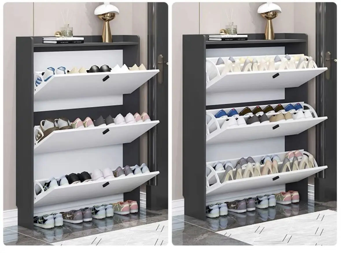Modern Furniture Shoe Rack Cabinet Wooden Shoe Storage Cabinet Shoe ...