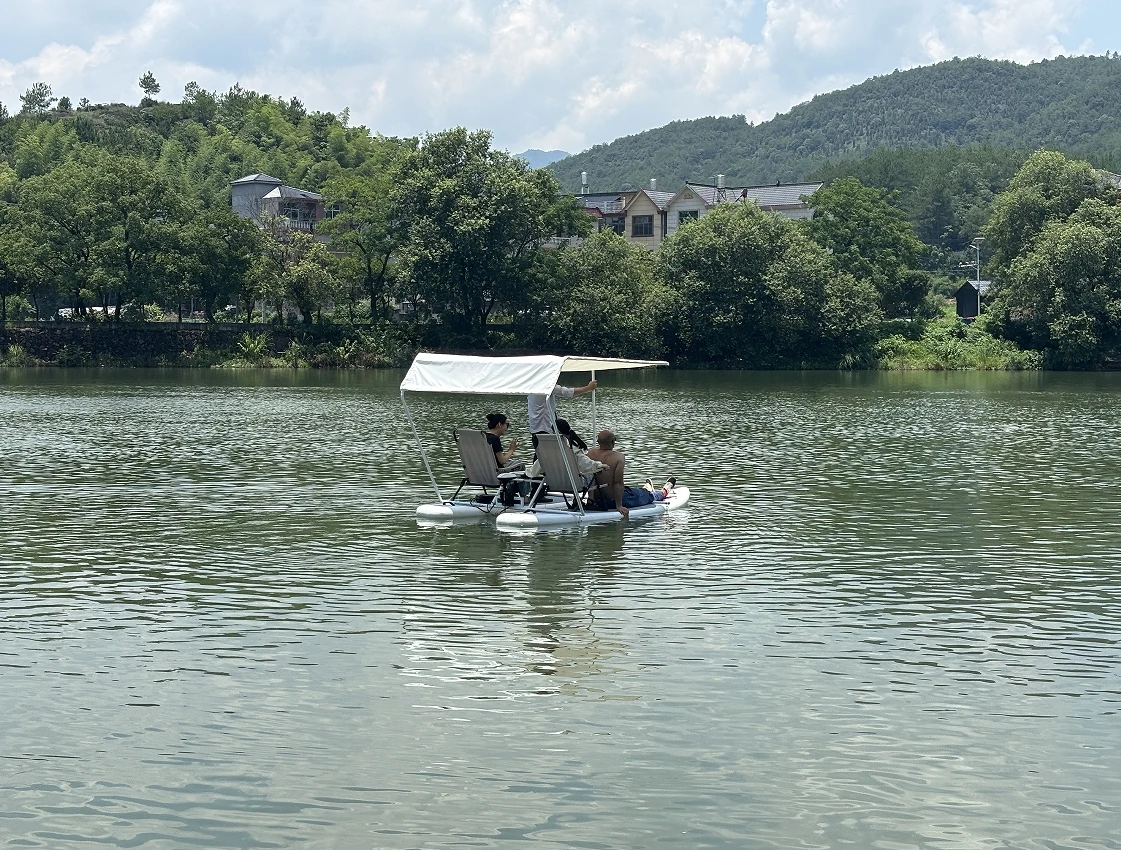 Factory Outlet Electric Motorized Inflatable Ski Boat Water Floating ...