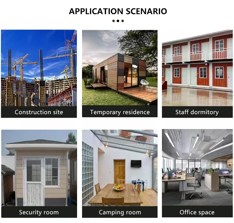 Modern Fast Build Modular Prefab House Container Homes With Bathroom ...