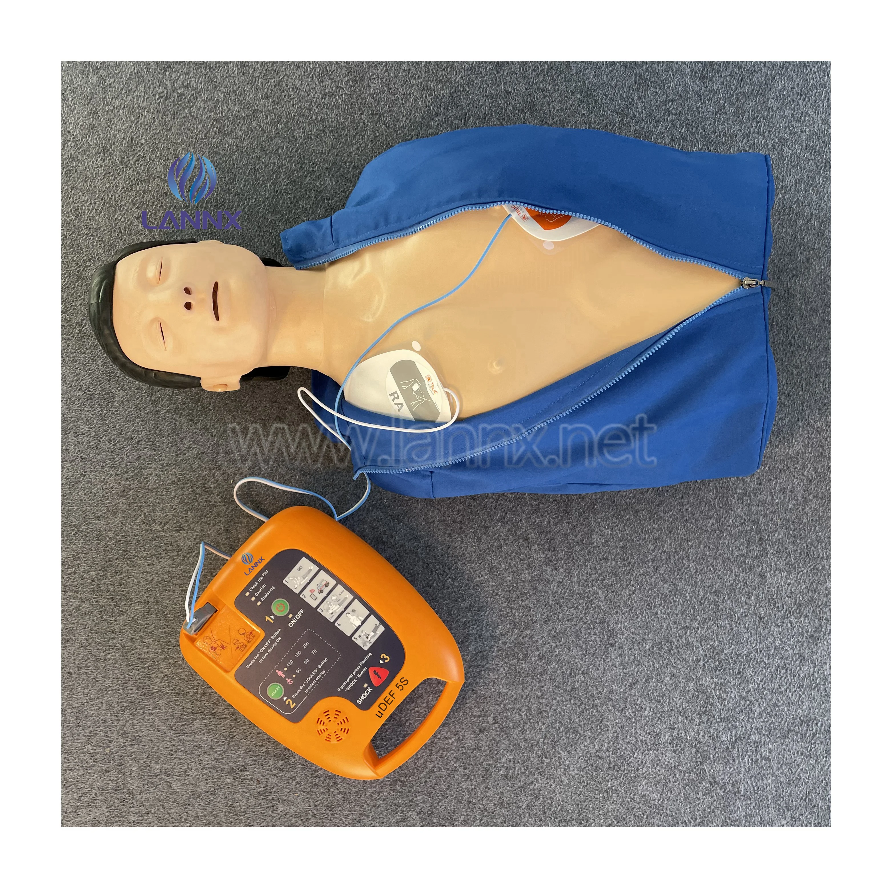 Lannx Udef T4 Mini Hospital Defibrillator Cpr Training Trainer Medical ...