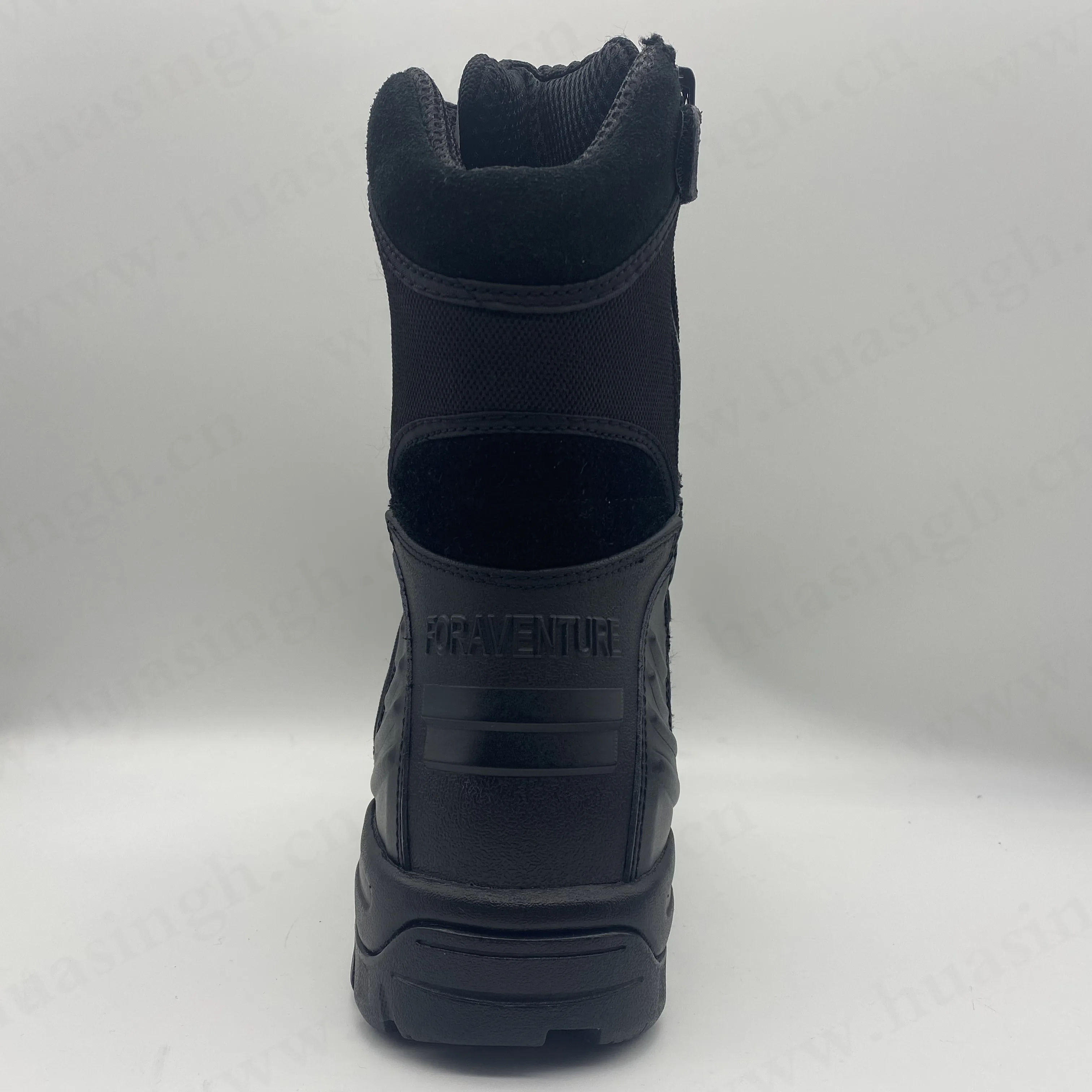 Ywq,Anti-shock Durable Eva+rubber Outsole Black Tactical Boot 8 Inch ...