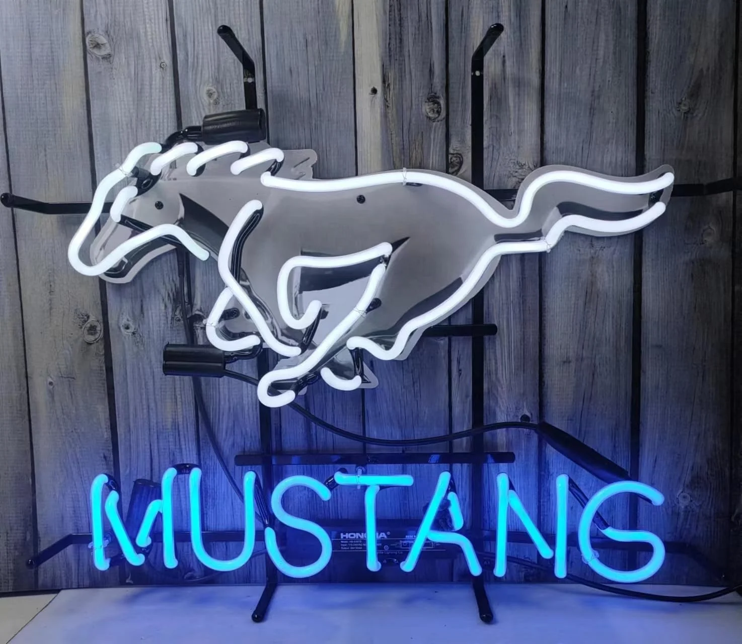 Neon Signs for Wall Decor inin Mustangs Sign Light Man Cave Bar Pub ...