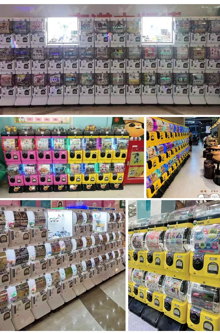 Coin Operated Mini Toys Gacha Machines Double-layer Customizable Kids ...