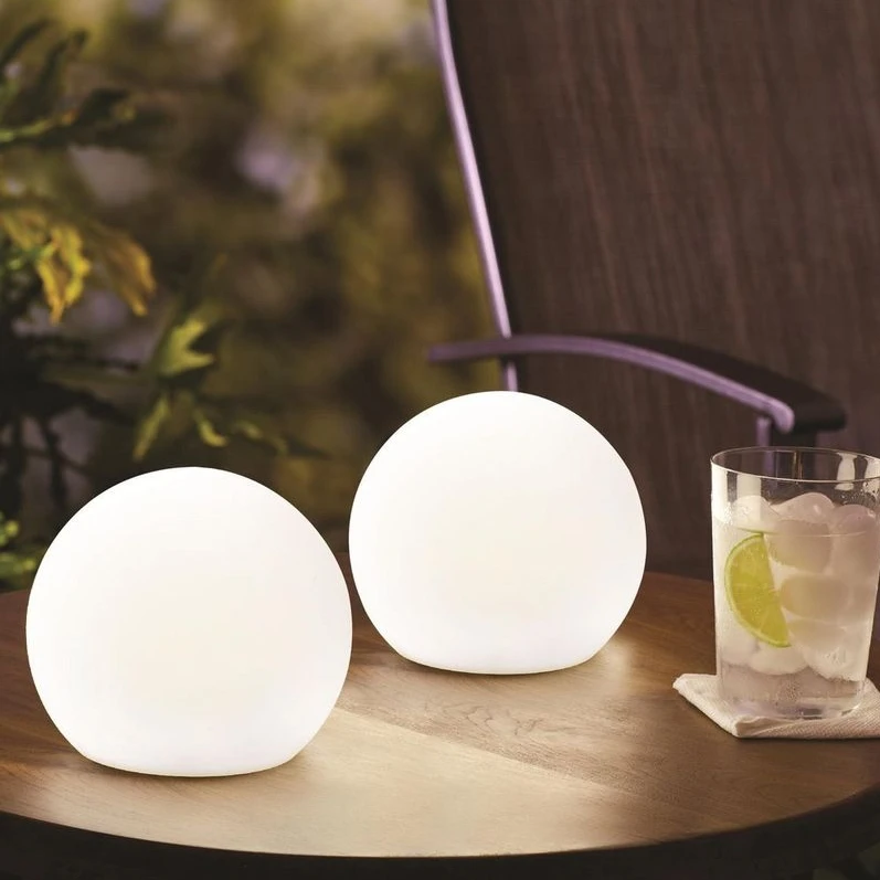 Large Rechargeable LED Globe LED Floor Lamp Modern Design Waterproof ...