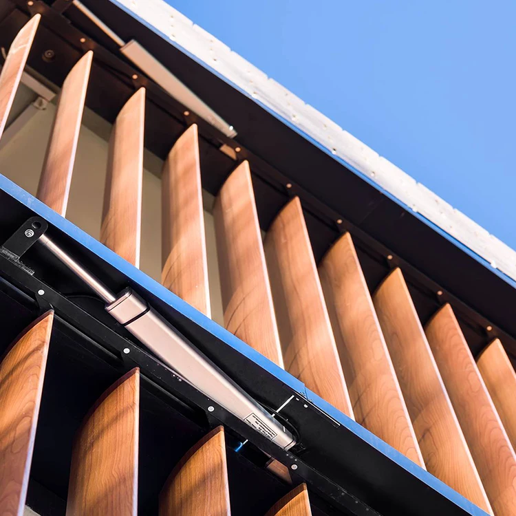 Manual Aluminum Aerofoil Louvers Adjustable Vertical Elliptical Louvers ...