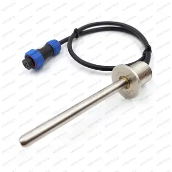 Ds18b20 Waterproof Threaded Temp Sensor 1/2" Npt With Pvc Cable - Buy ...