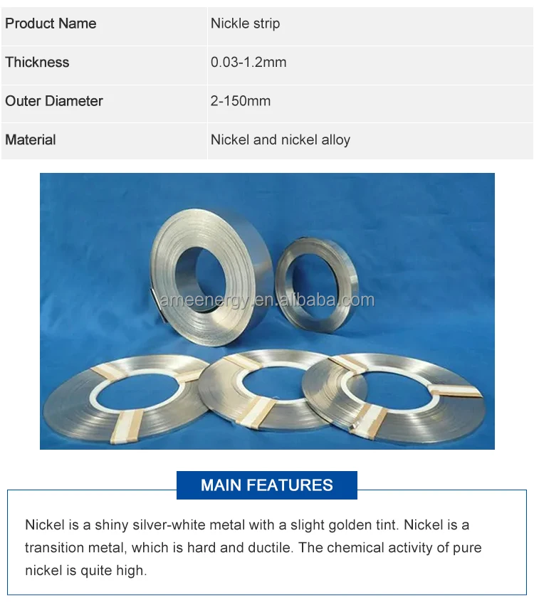 18650 Battery Connector Solder Tabs - Pure Nickel Strips