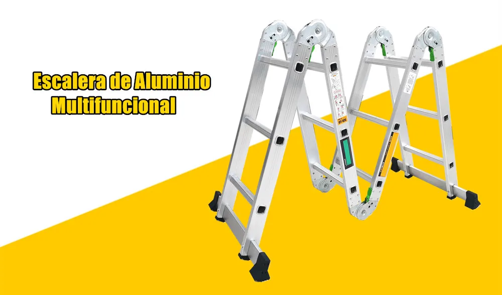 La Escalera Poroso De Aluminio Recien Disenada Estq Equipada Con 8 Pies ...