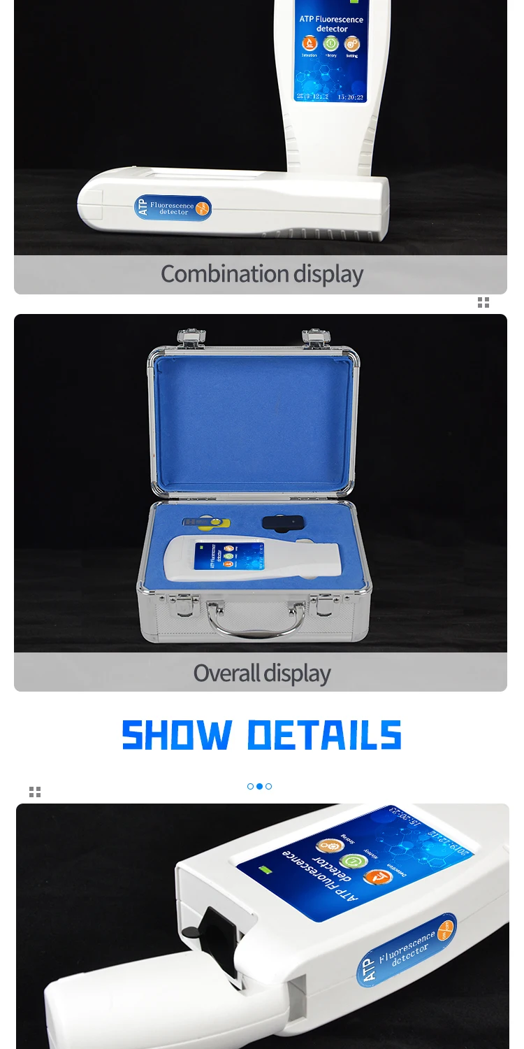Handheld Rapid Bacteria Detection Instrument Atp Fluorescence Tester ...