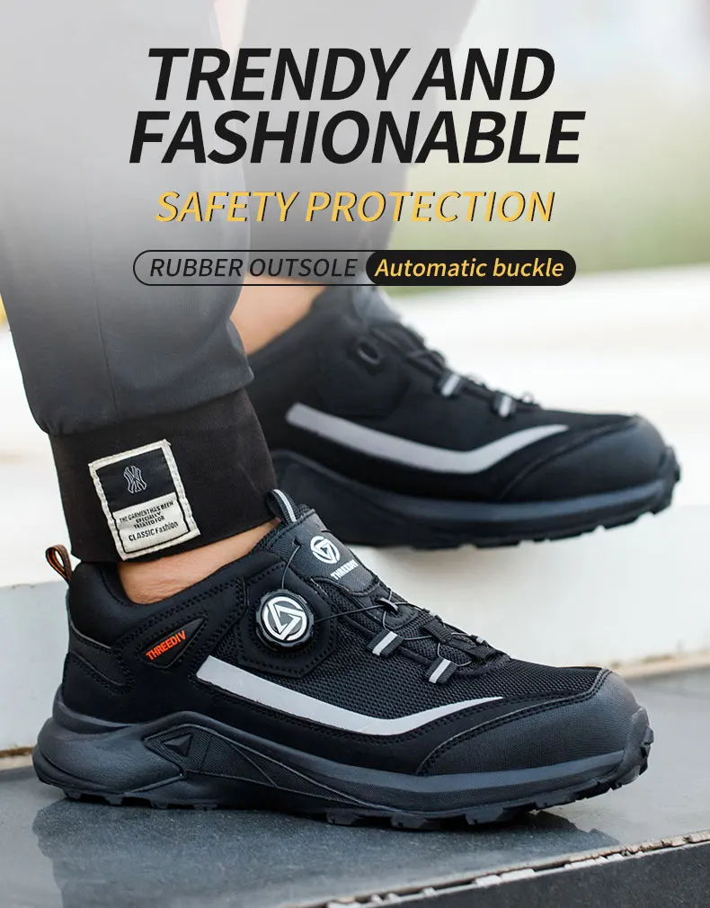 Labor Protection Shoes Steel Toes Puncture Resistant Steel Toe Caps ...