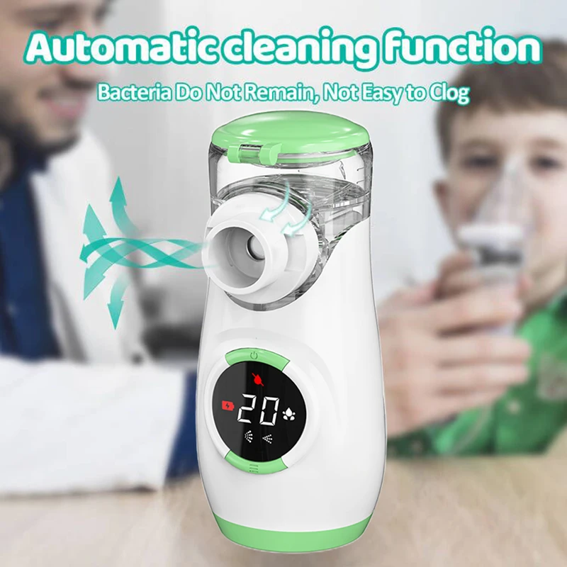 SFDA Certified Intelligent Mesh Portable Nebulizer for Home Use