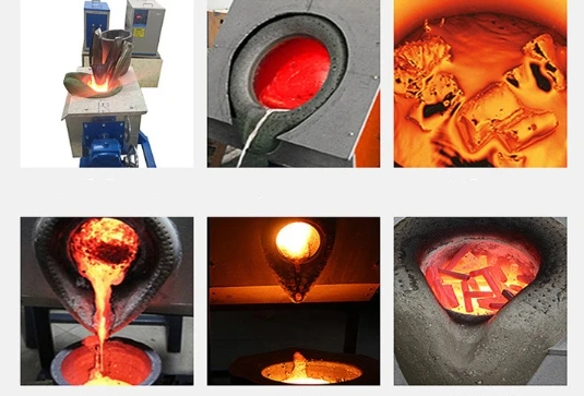 Metal Brass Silver Aluminum Inductotherm Electrotherm Melting Smelting ...