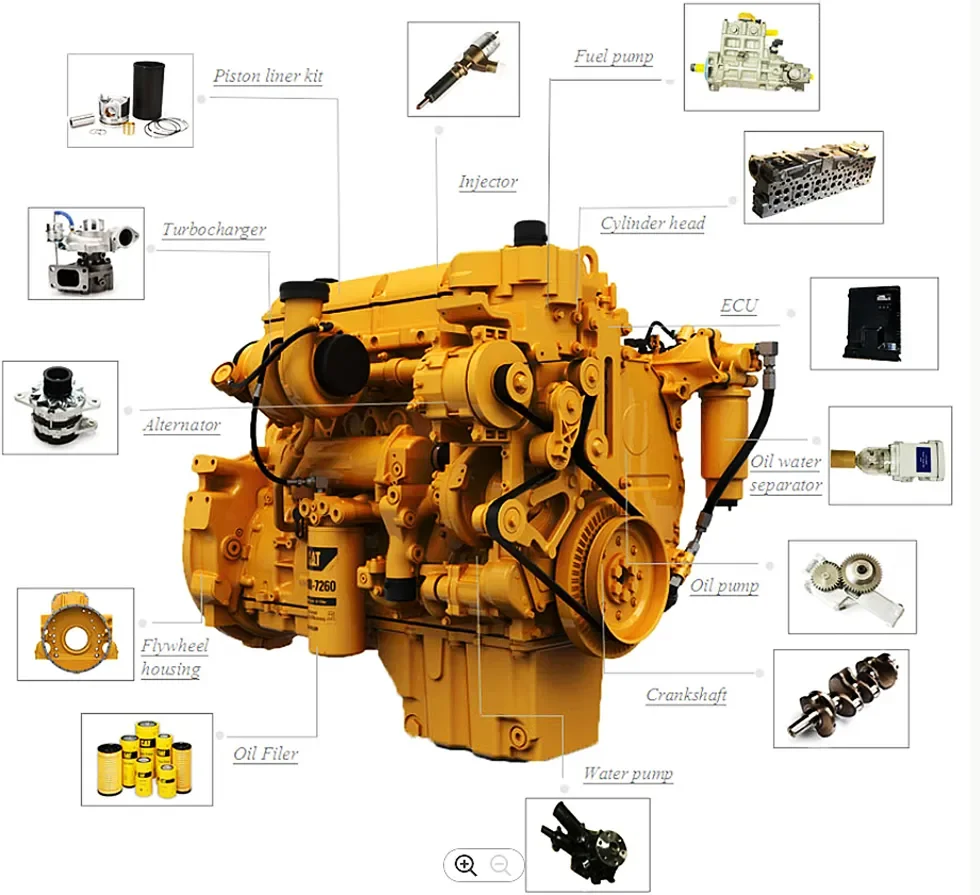 Doosan DAEWOO DB58 diesel Engine for DH220 DX220 DX225LC-7 Excavator ...