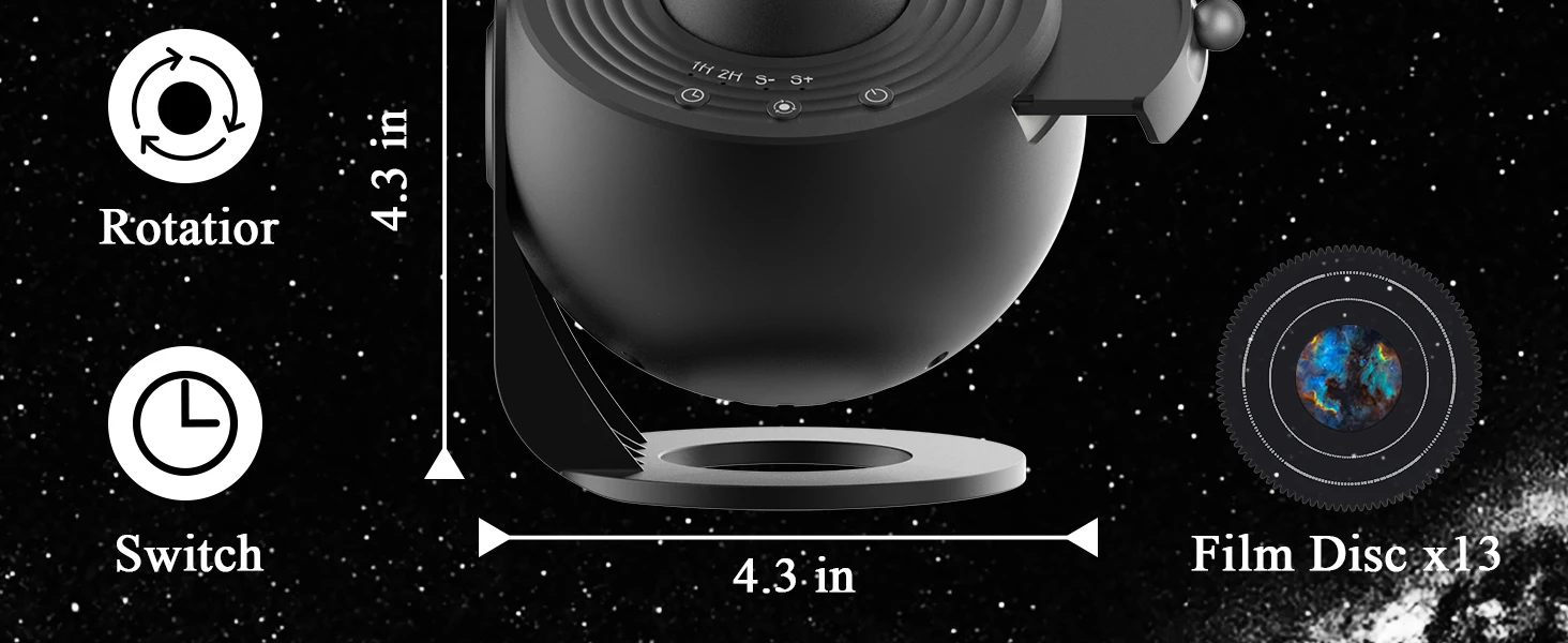 2024 Upgrade Space Gray,Planetarium Star Galaxy Projector,Realistic ...