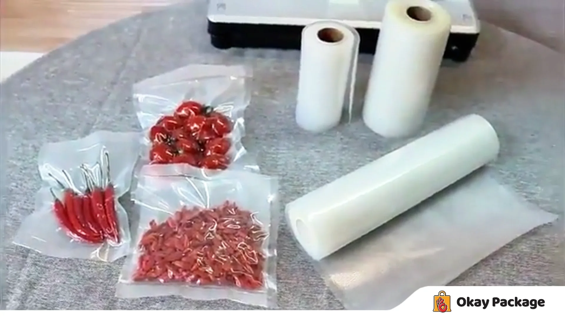 Custom Bpa-free Material Textured Embossed Food Saver Vac Vacuum Bag ...