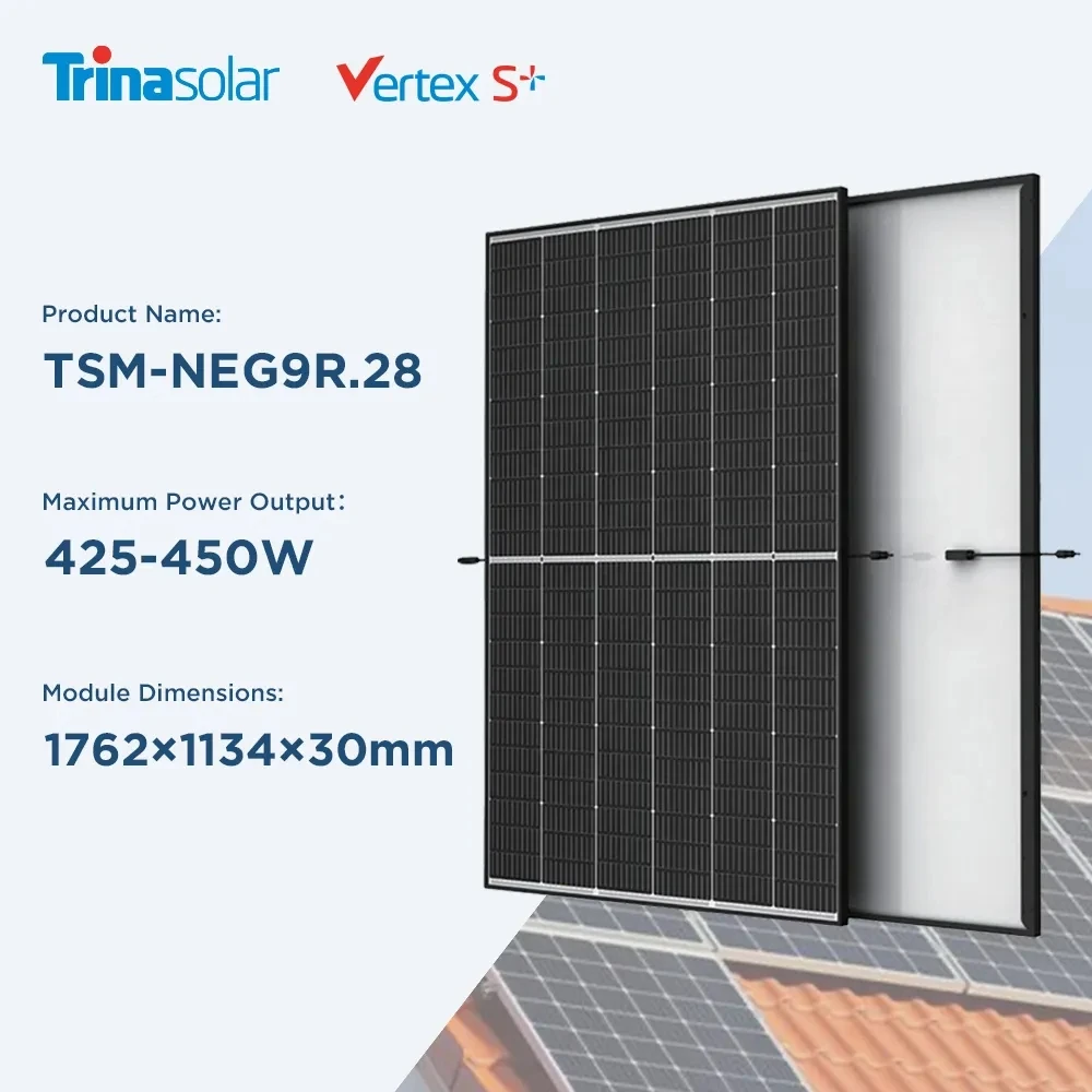Trina Solar Vertex N Type Dual Glass Topcon Module 430W