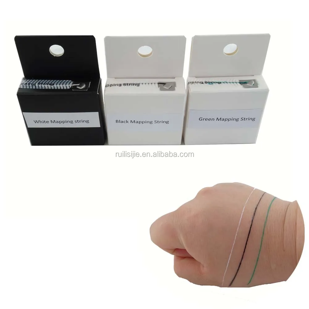 Waterproof Paper Box String Mapping Eyebrows Microblading Brow Mapping ...