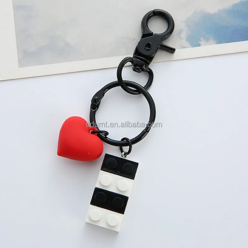 Key Chain Valentines Day Keychain Cute Heart Key Chain Keyring Bag ...