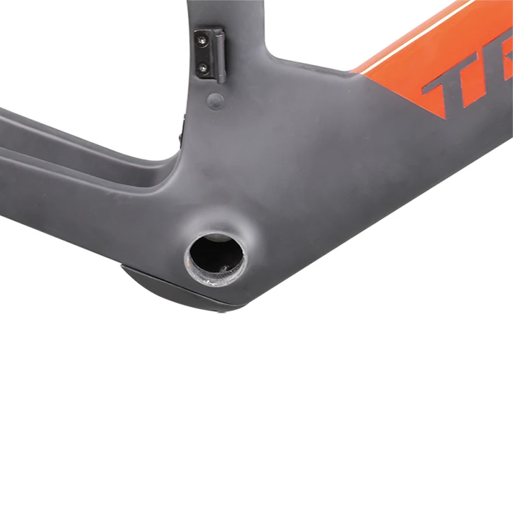 Matte Full Carbon Time Trial Bike Frame with OEM Customization