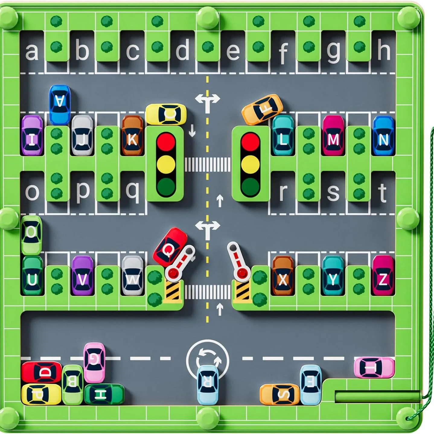 Magnetic Alphabet Maze Board Montessori Educational Toys For Preschool ...