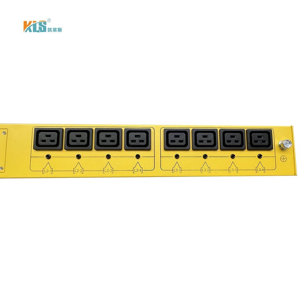 Single Phase PDU 230V 16A 4C13+4C19 Outlet 1U Smart Monitoring PDU for ...