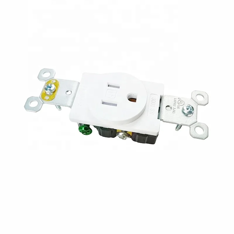 Wholesale 15a 125v Nema 15-20r White Electric Wall Socket Receptacles ...
