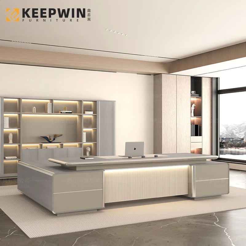 L Shape Manager Table Boss Office Furniture Executive Desk Office With ...