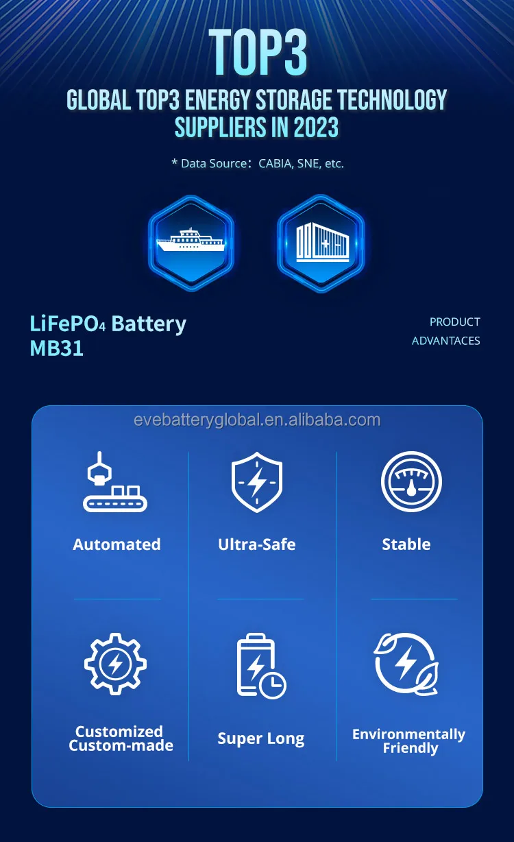 Eve Mb31 314ah 3.2v Lifepo4 Battery Energy Storage Battery 314ah ...