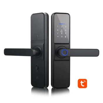 Modern Fingerprint Keypad Ic Card 5050 Mortise Smart Lock Door Home ...