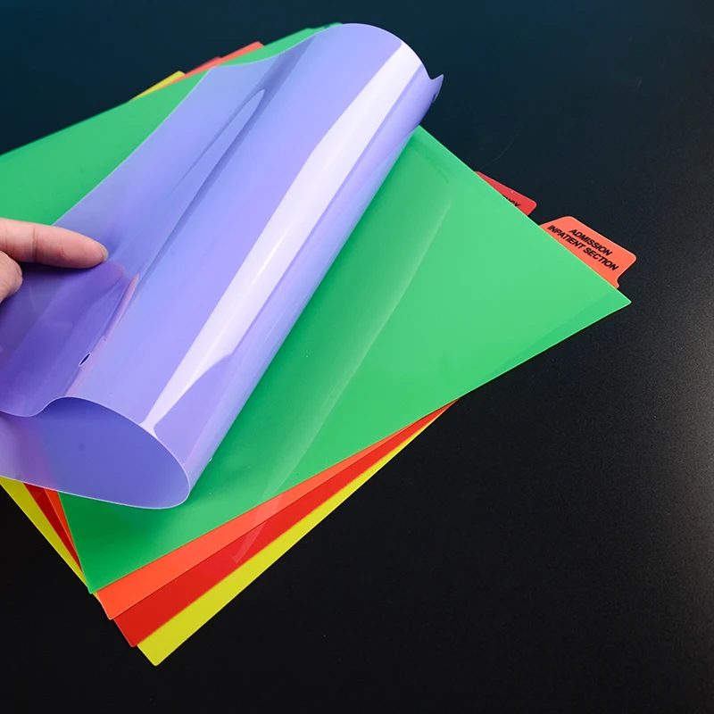Index Divider 6 Hole Binder Dividers Colors Plastic Binder Dividers for ...