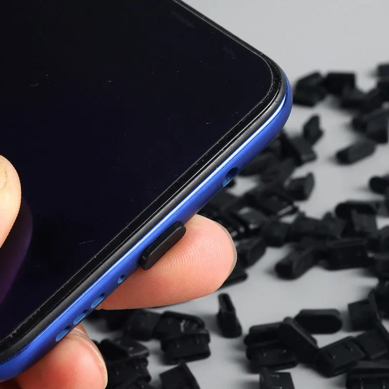 Type-c Silicone Dust Plugs Smart Phone Usb Charging Port Protector ...