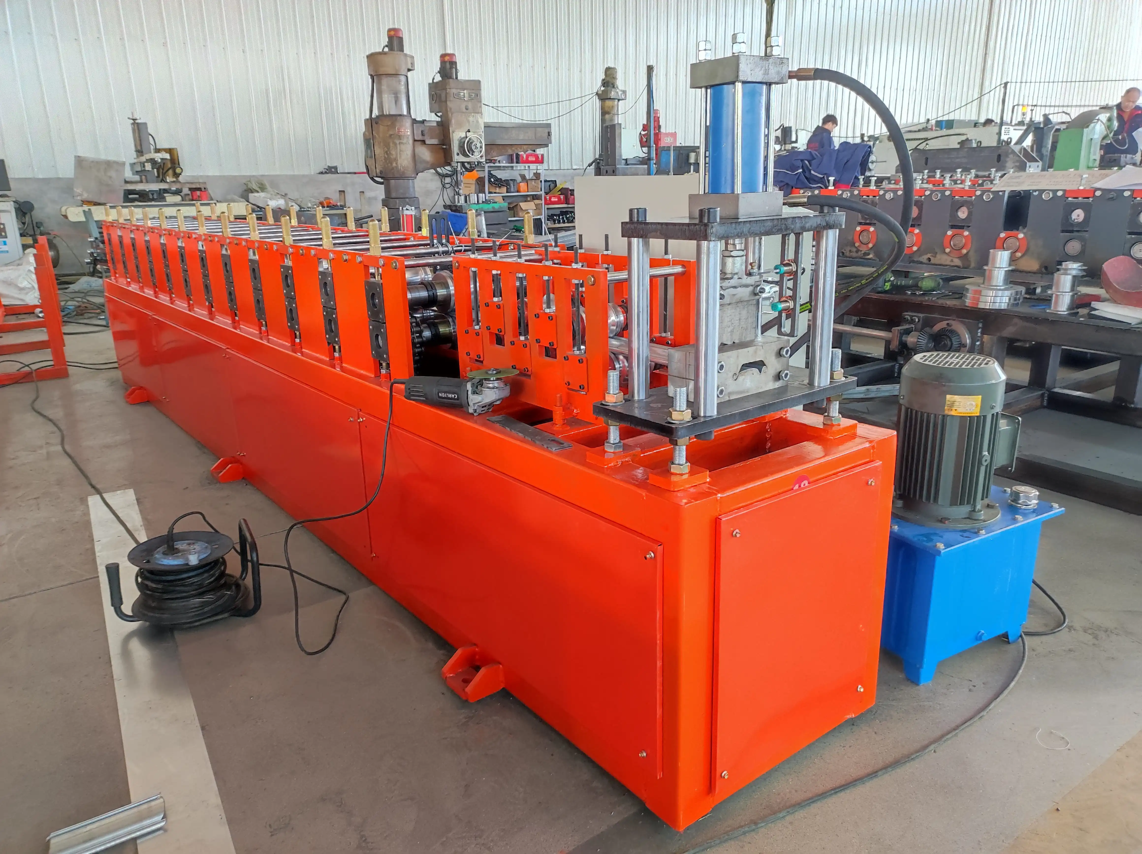 Howann Full Automatic Rolling Shutters Strip Machine Roller Shutter Door Guide Steel Door Frame ...