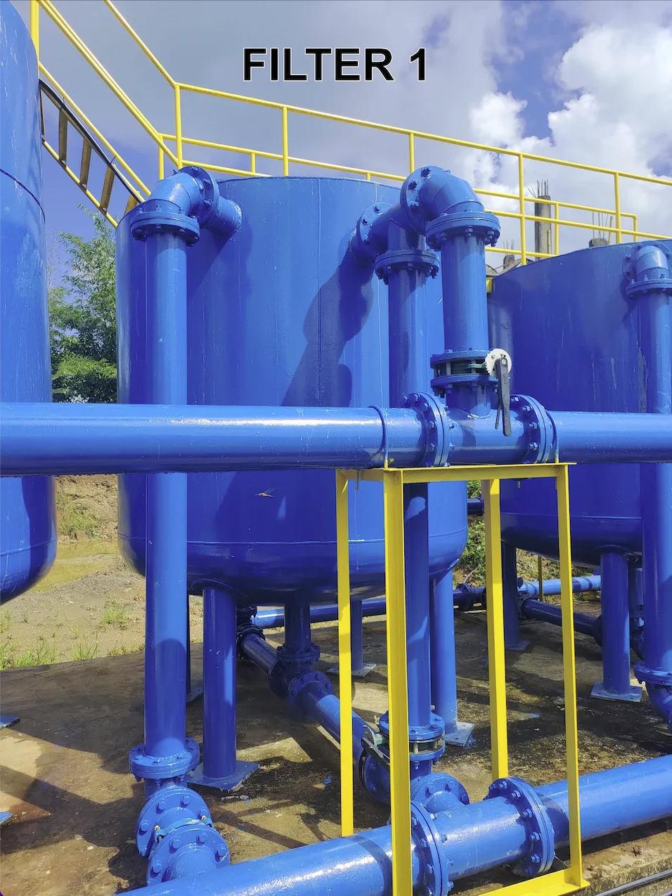 Multi Media Industrial Water Filter Rapid Gravity Sand Filter - Buy ...