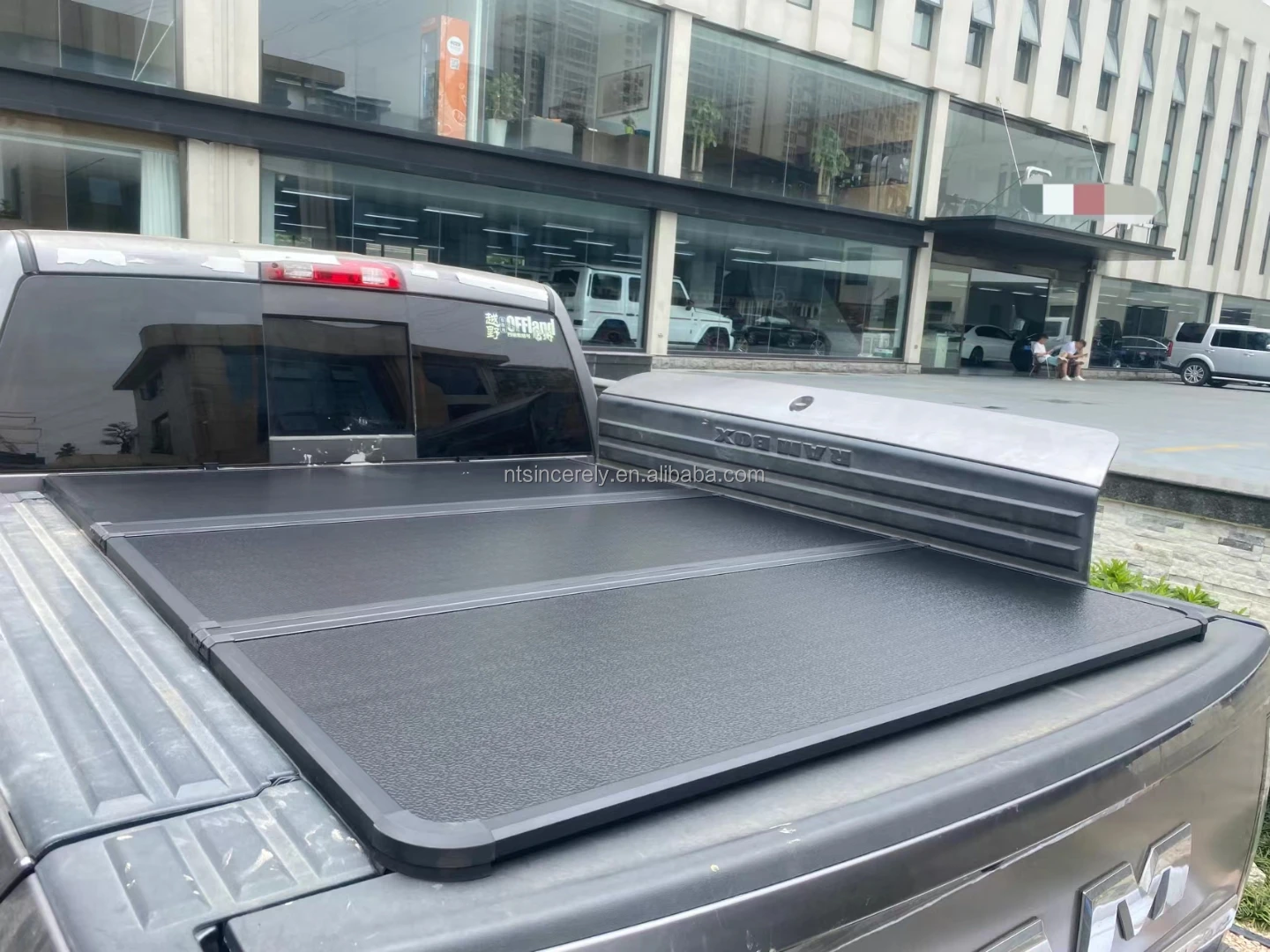 Hard Folding Truck Bed Tonneau Cover Compatible with 2019 2020 2021 ...