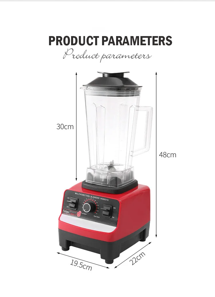 Wholesalers Electric Large Commercial Blender - High Performance