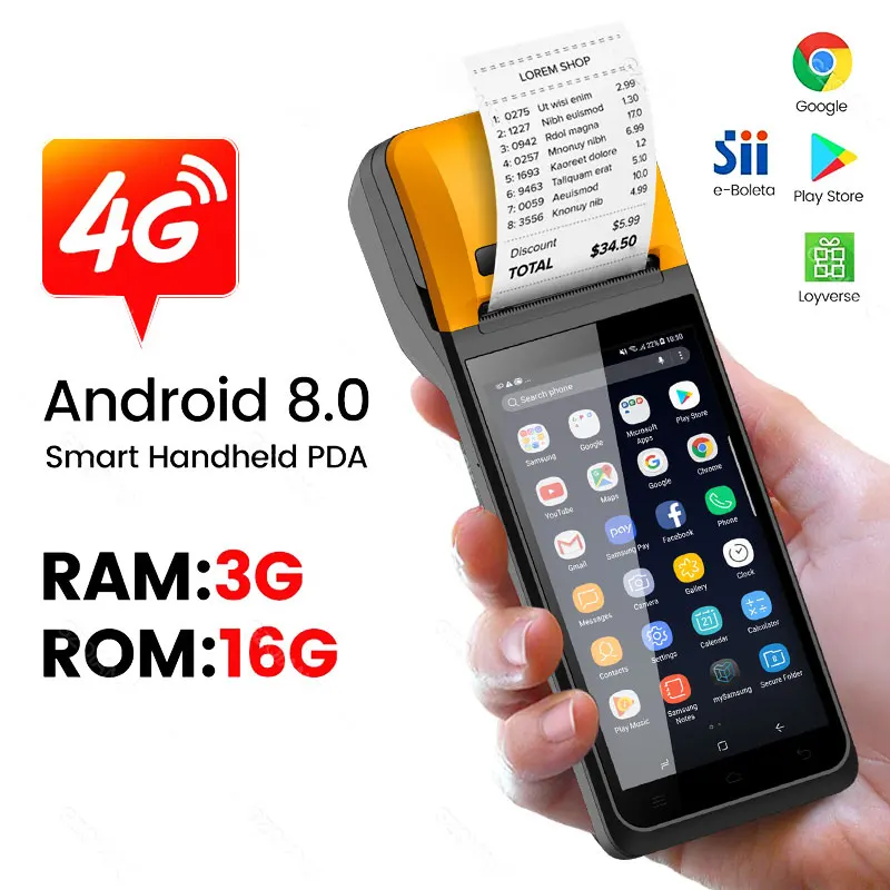 Symcode Mj-q50 Pda Barcode Scanner Pda Handheld Android Pda 1d 2d Qr ...