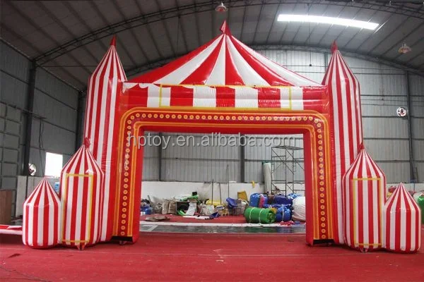 Outdoor Custom Inflatable Circus Arch Carnival Entrance Events Blow Up ...