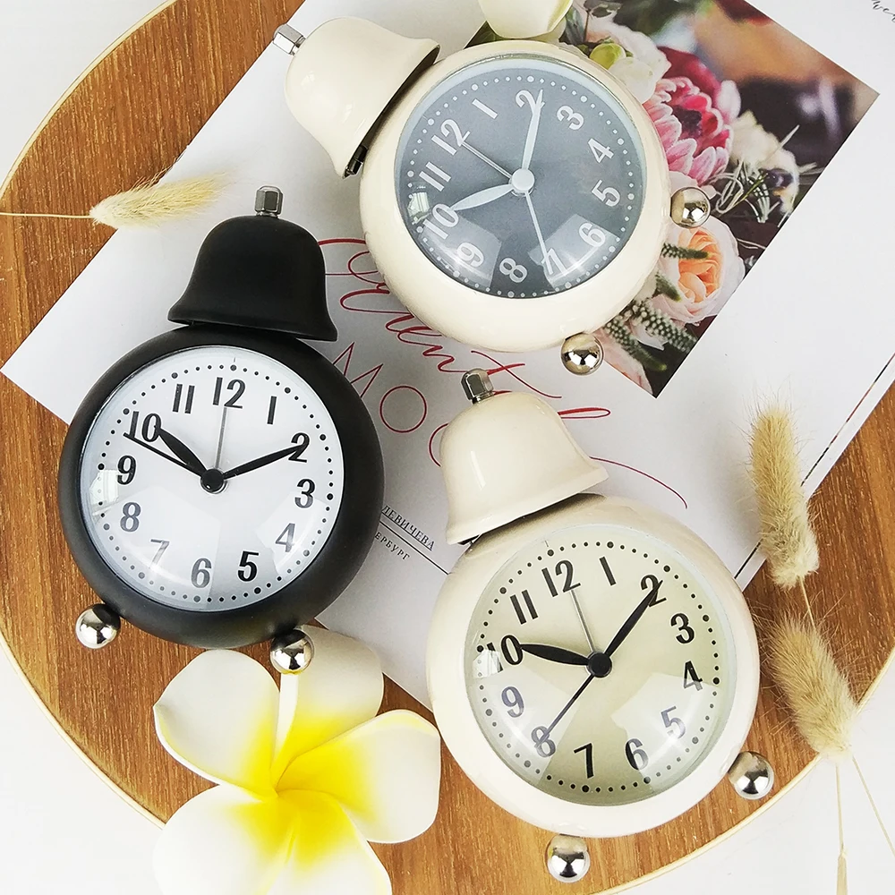 Retro Face Design One Bell Striking Alarm Clock Bedroom Decoration ...