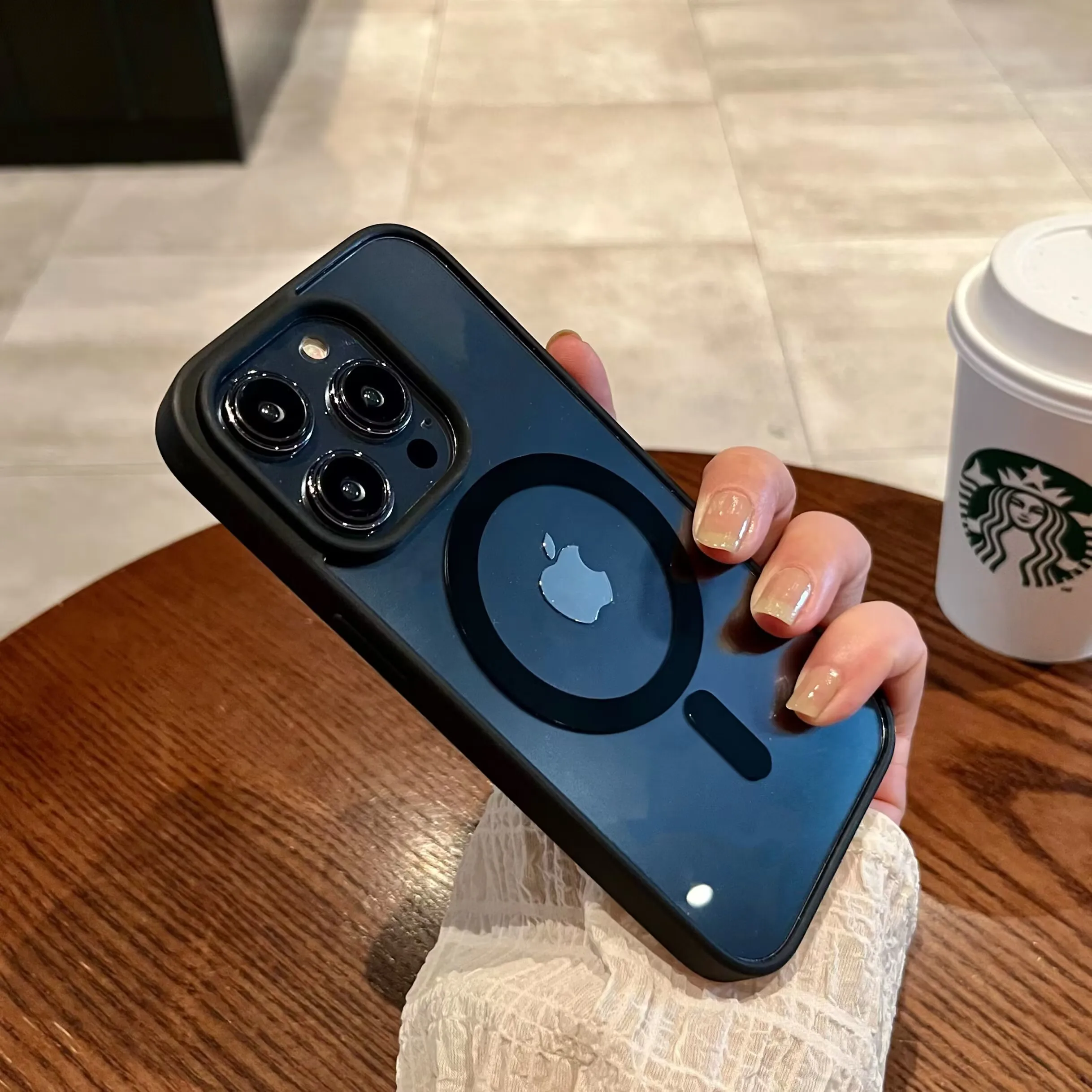 Luxury Acrylic Clear Magnetic Phone Case For Iphone 15 14 13 12 11 Pro ...