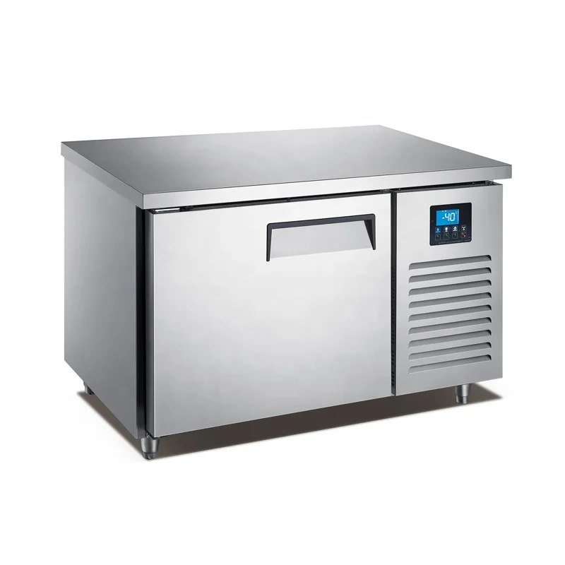 Commercial Kitchen Restaurant Pizza Chiller Refrigerated Work Table ...