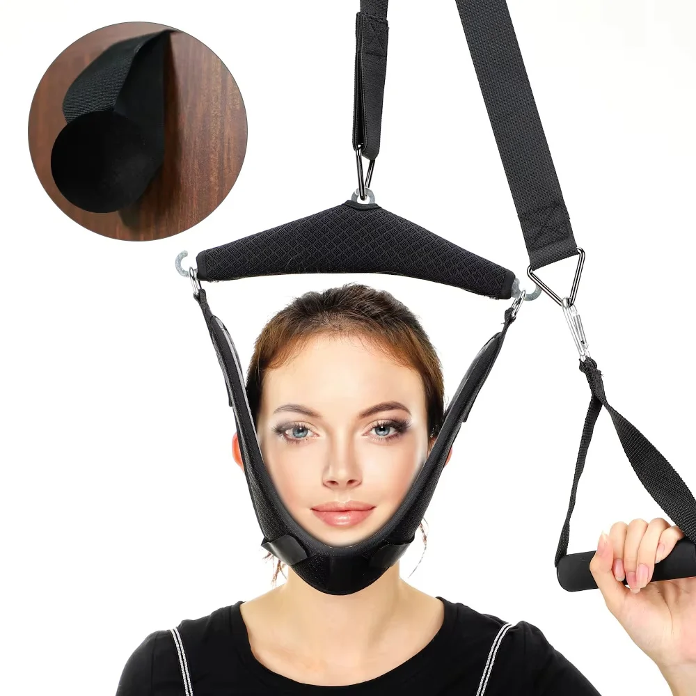 CYANMED Home Use Hanging Cervical Traction Corrector Portable Neck Lift ...