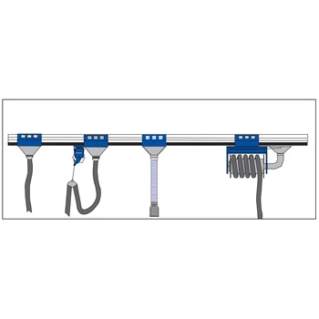 Rail Sliding Trolley For Exhaust Drop Hose Or Exhaust Hose Reel ...