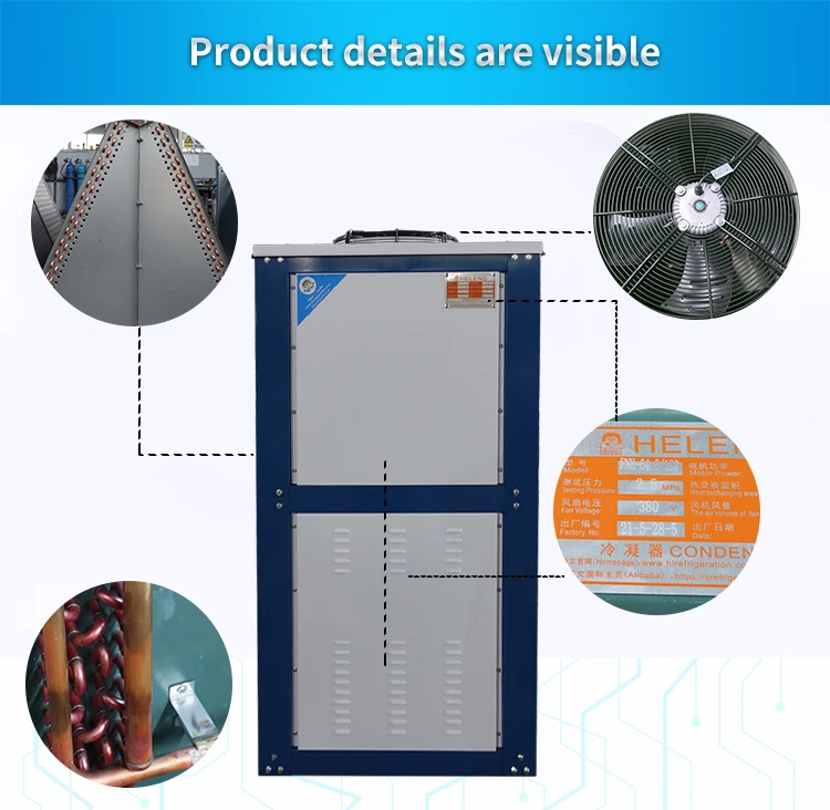 Small Refrigeration Condenser Compressor Condensing Unit 3/4hp - Buy ...