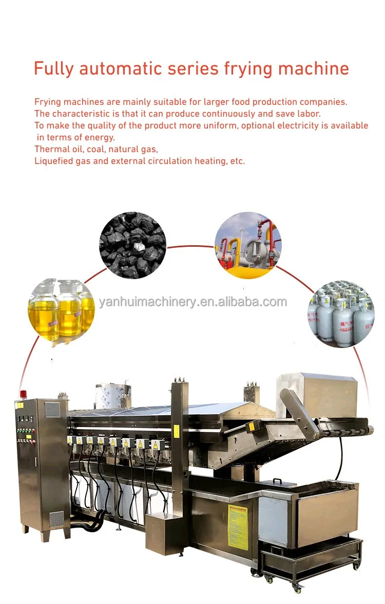 Banana Chips Pigskin Fish Skin Frying Machine For Fish Skin Automatic ...