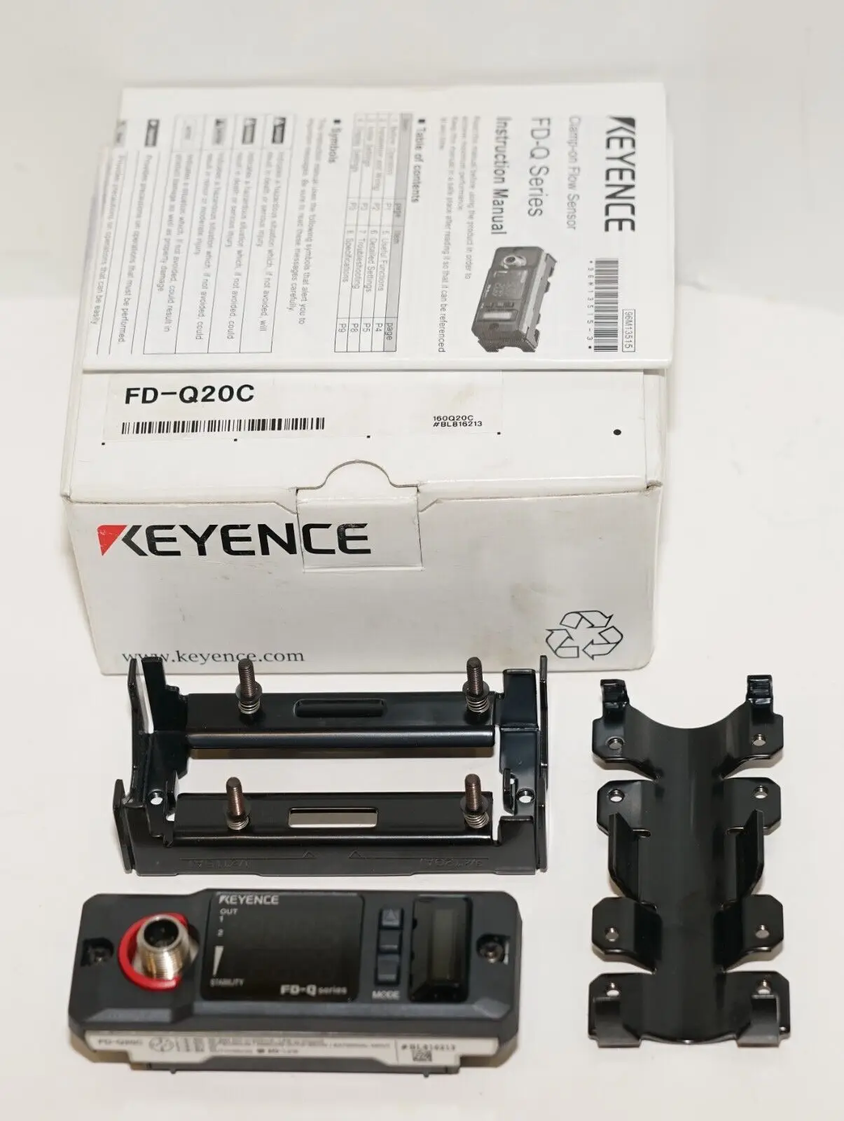 KEYENCE FD-Q20C Sensor Main Unit 15A/20A Type - High-Quality Liquid Flow Sensor